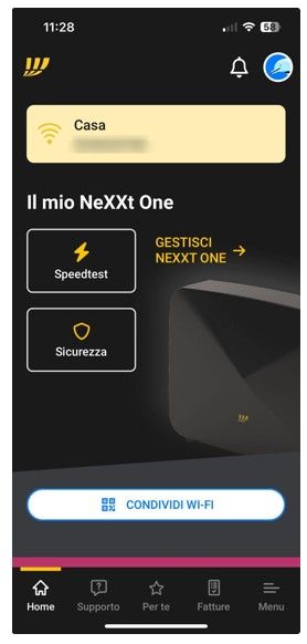 MyFastweb - NeXXt One Configurazioni